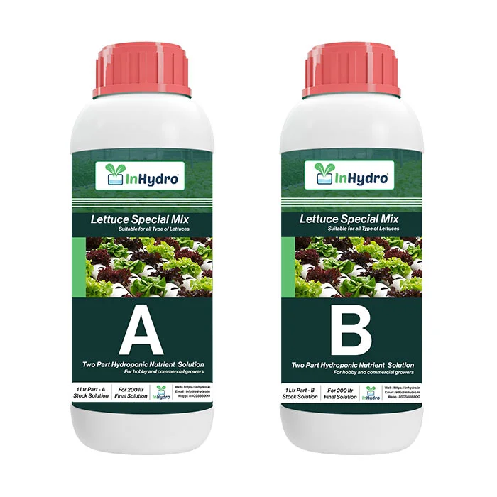 Lettuce Special Mix Two Part Nutrient - INHYDRO – Hydroponics Farming ...